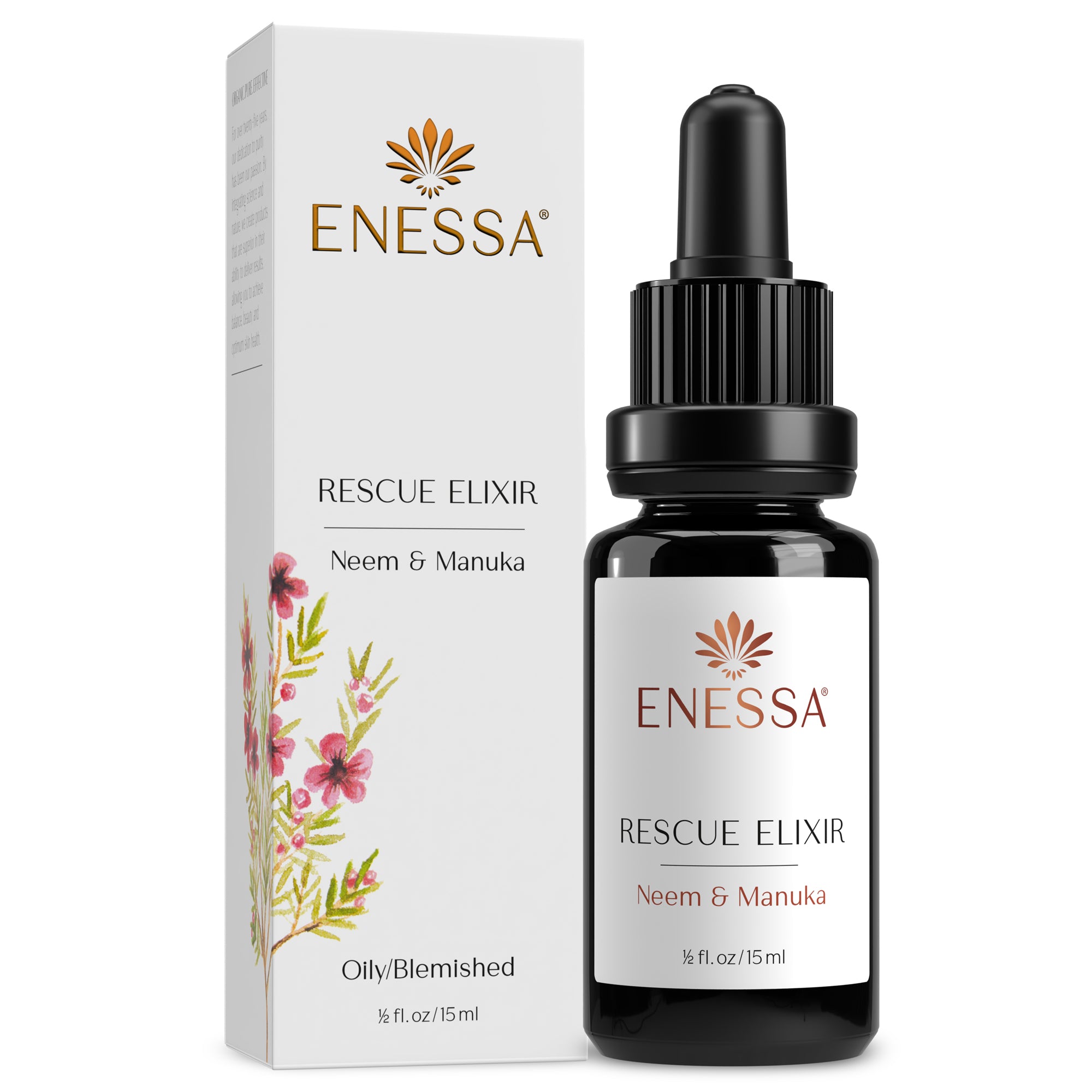 Rescue Elixir with a synergy of essential oils to control breakouts